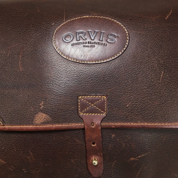 Orvis | Bags | Orvis Bullhide Leather Briefcase School Portfolio ...